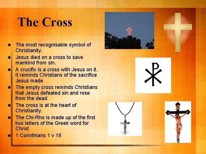Christian Symbols How is symbolism used in worship