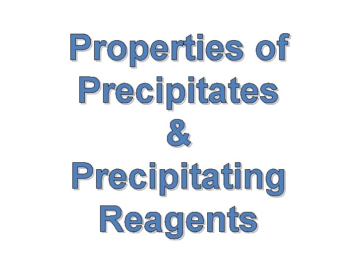 Gravimetric Methods of Analysis Lessons 5 Objectives Students