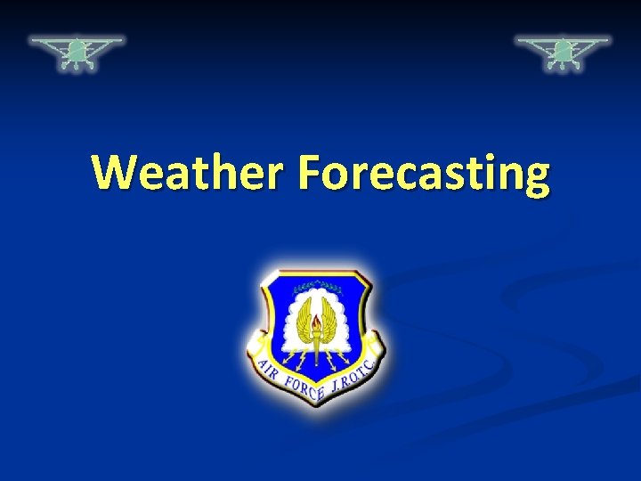 Weather Forecasting WarmUp Questions CPS Questions 1 2