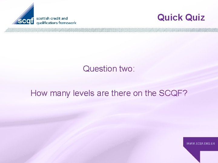 SCQF School Ambassador Programme Donnie Wood Development Officer