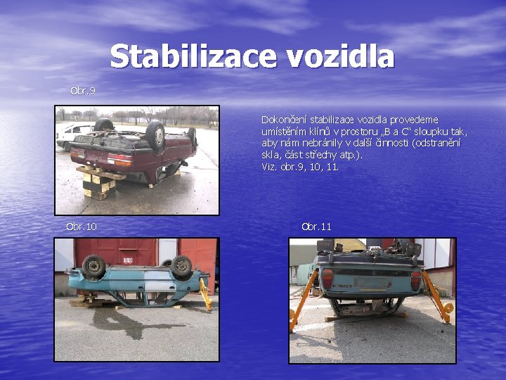 Postupy pi vyproovn Obsah 1 Stabilizace vozidla 1