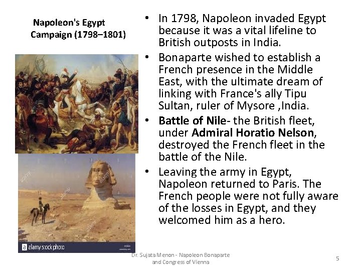 Napoleon Bonaparte1769 1821 and Congress of Vienna Early