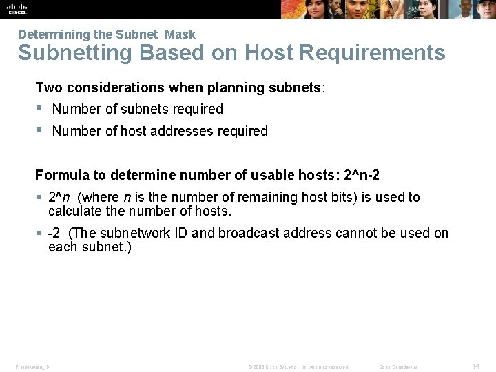 Chapter 9 Subnetting IP Networks Introduction to Networks