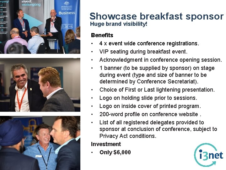 2021 Illawarra Industry Sponsorship Showcase Proposal 2021 Showcase