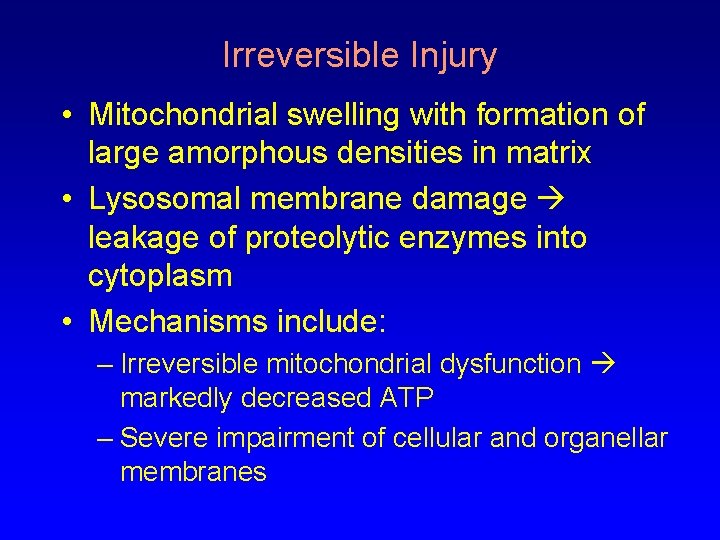 Cell Injury I Cell Injury and Cell Death