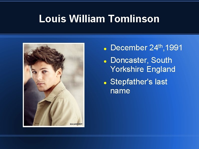 One Direction EnglishIrish pop boy band X Factor