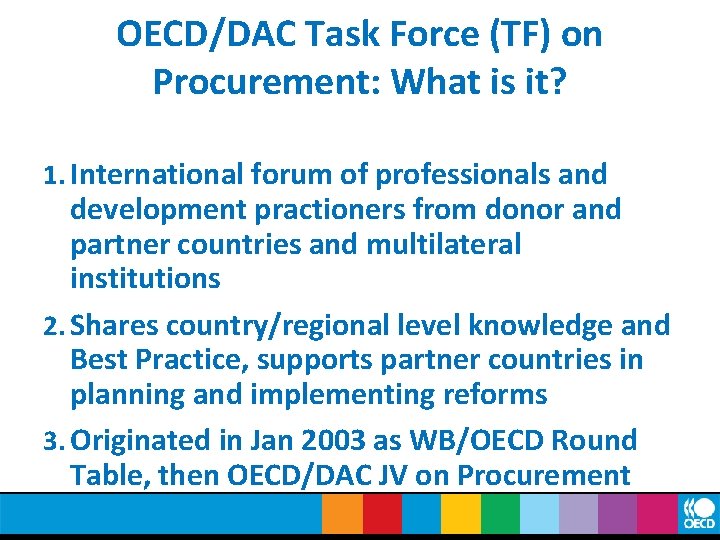 Procurement Reforms and Capacity Building Embedded in Public