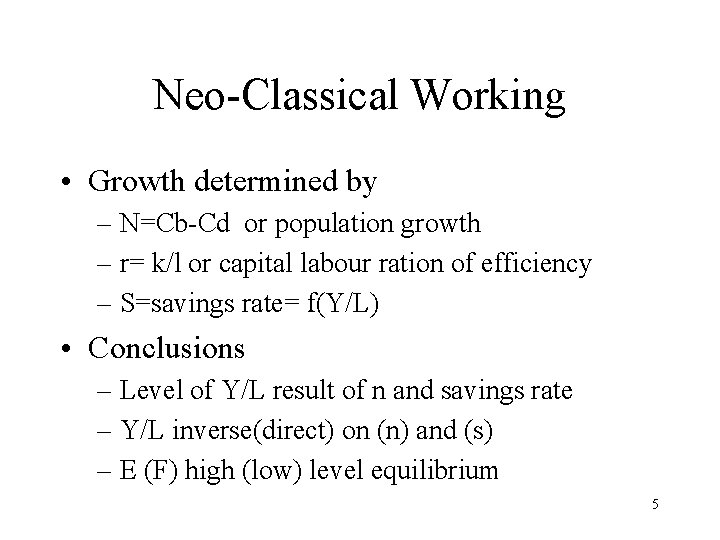 Lecture 3 Don De Voretz Modern Theories NeoColonial