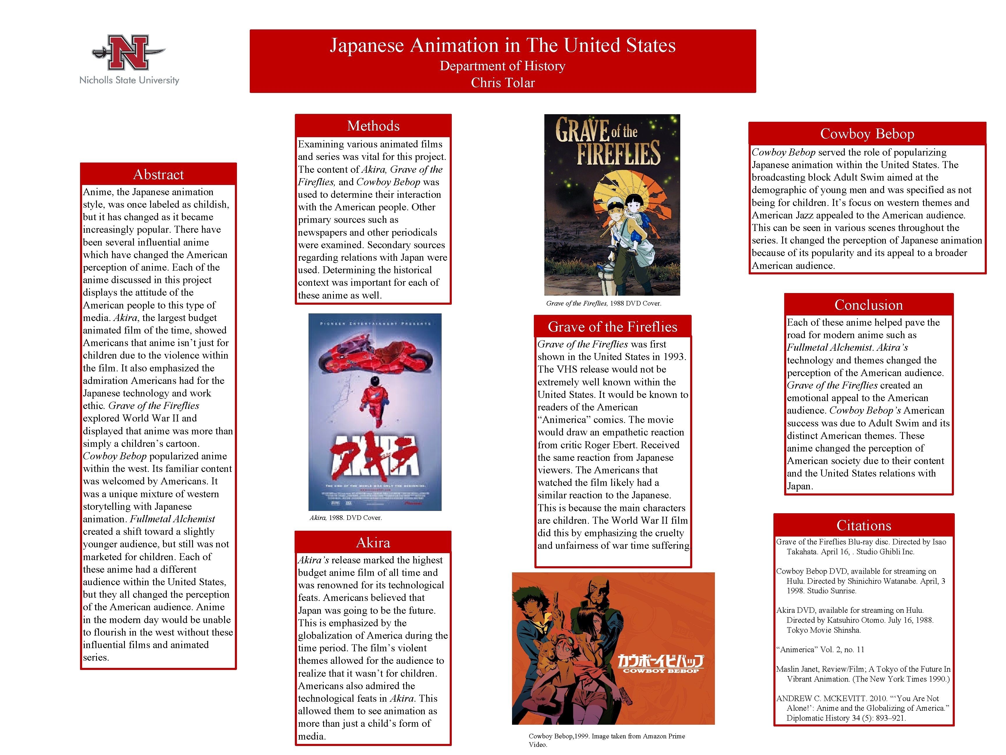 Japanese Animation in The United States Department of