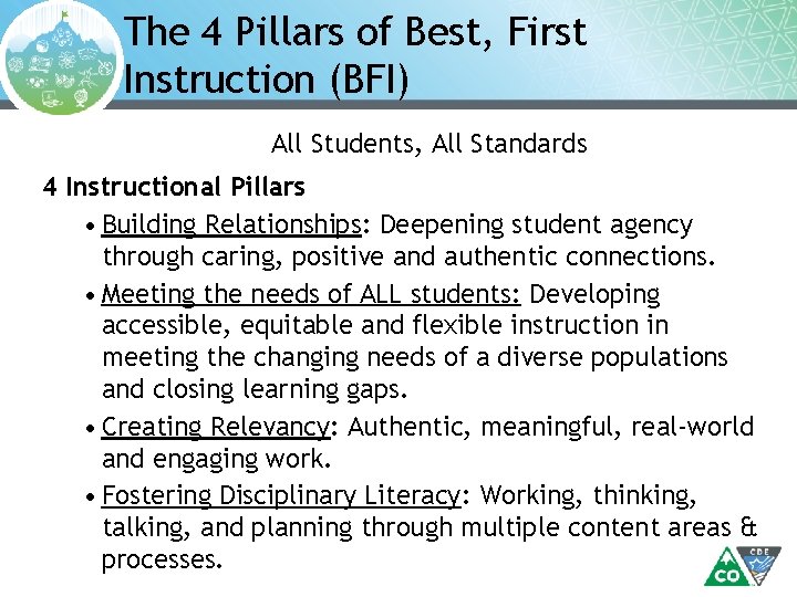 Module 14 Overview of Best First Instruction Building