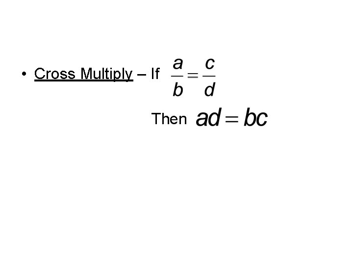 Lesson 3 6 Ratios and Proportions Objectives I