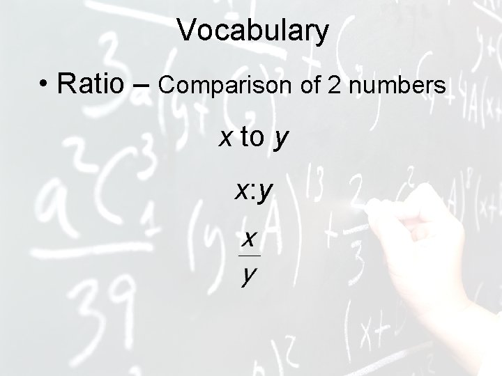 Lesson 3 6 Ratios and Proportions Objectives I