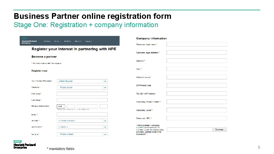 Business Partner New onboarding process January 2016 External