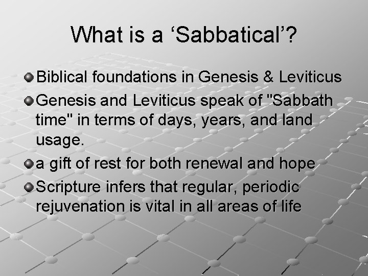 Understanding Sabbaticals How You Can Support Your Pastor