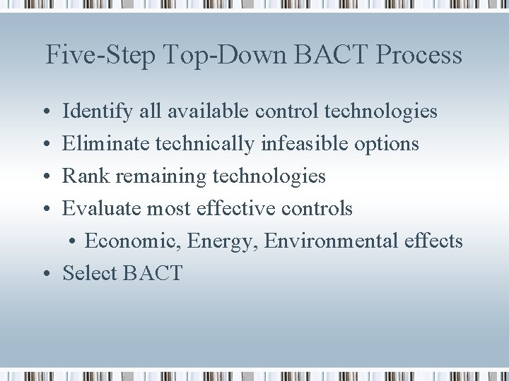 Best Available Control Technology for Greenhouse Gas Emissions