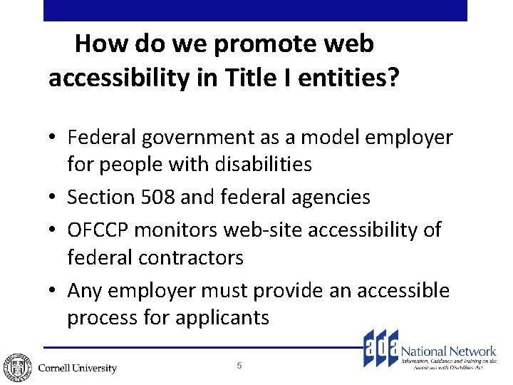 ADA Trainer Network Module 7 i Web Accessibility