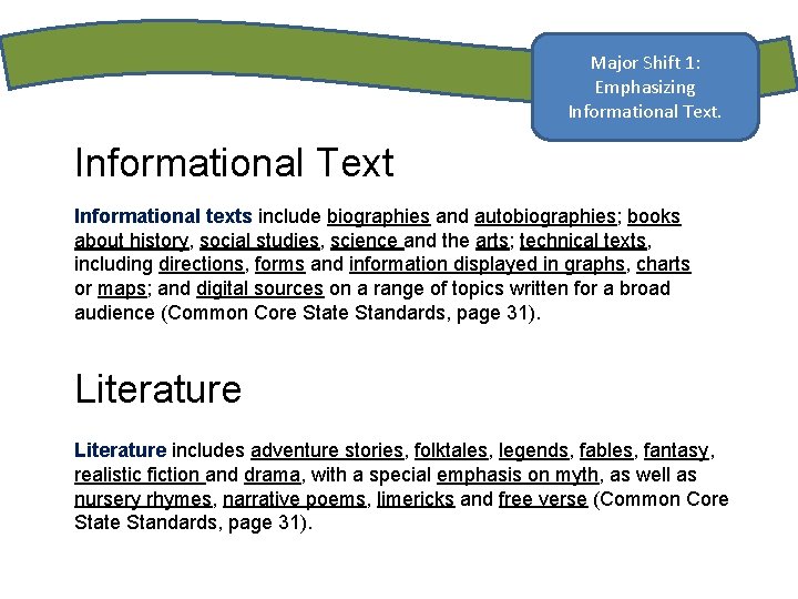 Common Core English Language Arts Welcome MVESC Curriculum