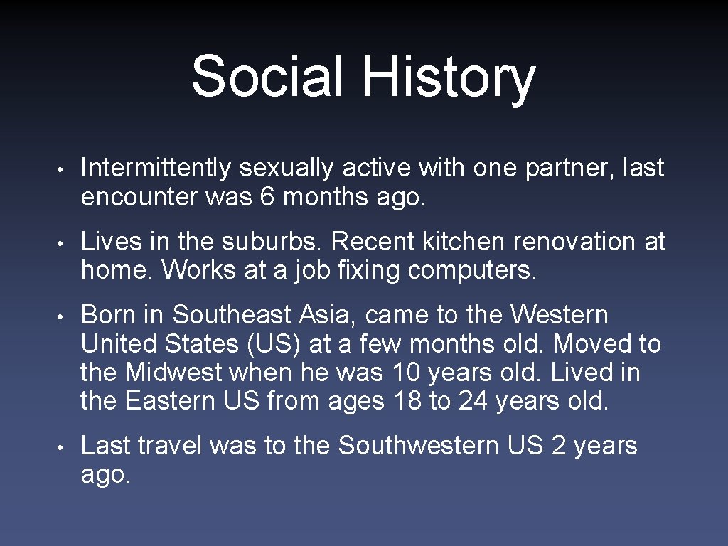 ID Grand Rounds Case Presentation History of Present