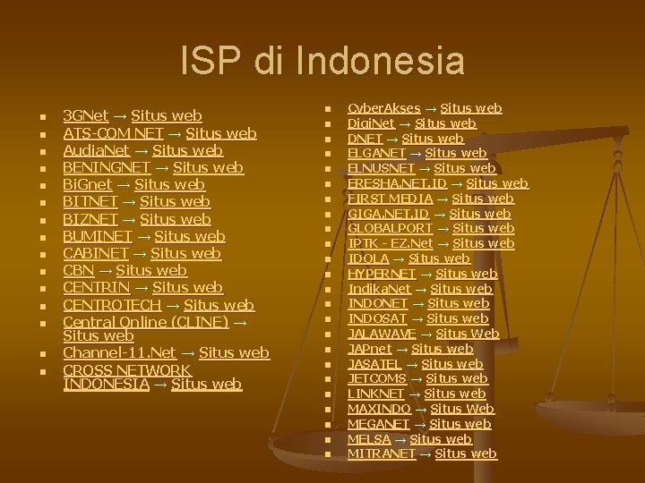 Daftar ISP di Indonesia Telkomnet www telkom net