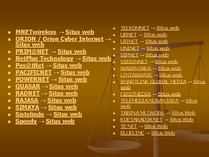 Daftar ISP di Indonesia Telkomnet www telkom net