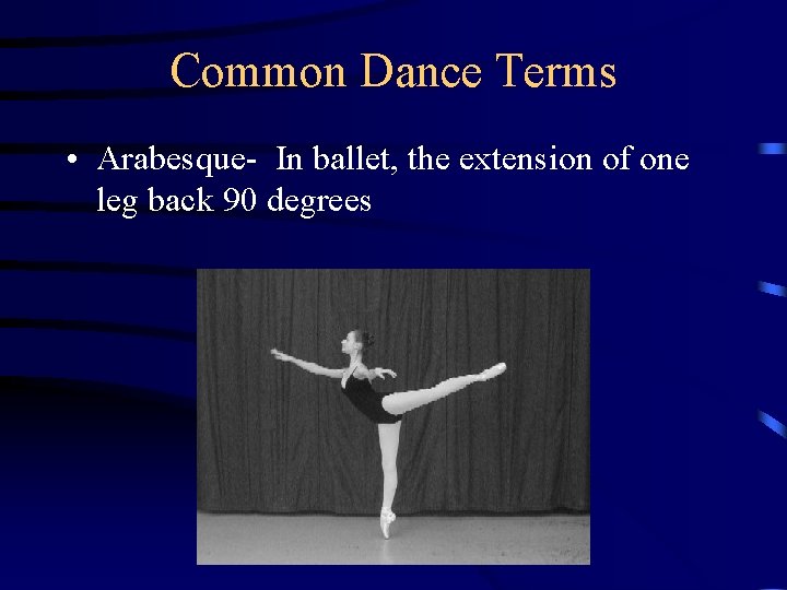 Performance Arts Dance Eric Lambert Academic Team American