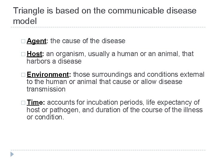 Causes of Disease Epidemiology Causes of Disease Identifying