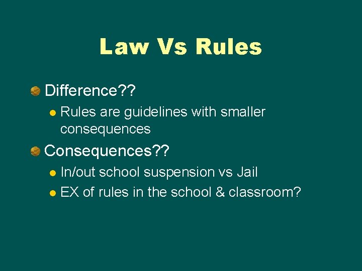 Law Vs Rules Difference l Rules are guidelines