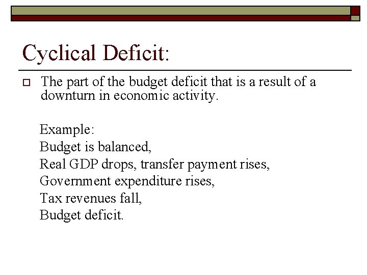 The Federal Budget And Fiscal Policy The Federal