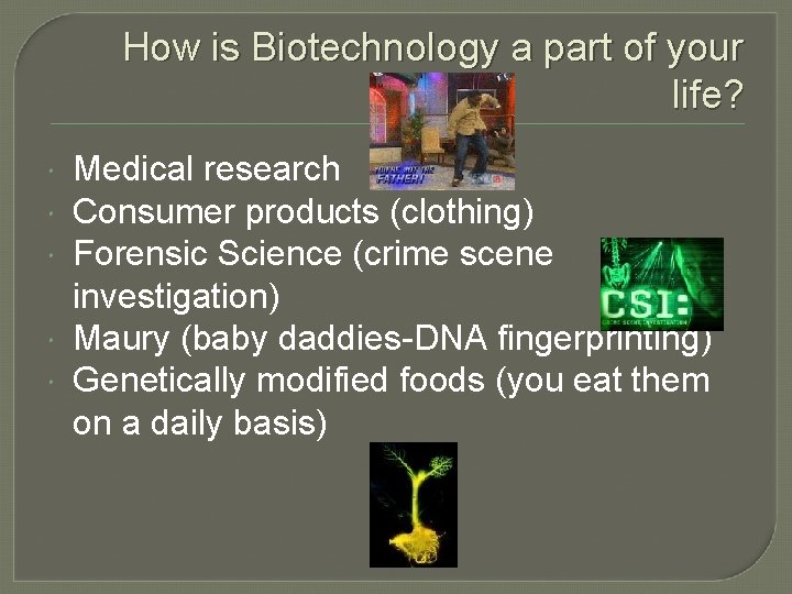 Biotechnology Part I Introduction and Genetic Engineering Standards