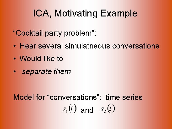 Object Oried Data Analysis Last Time More on