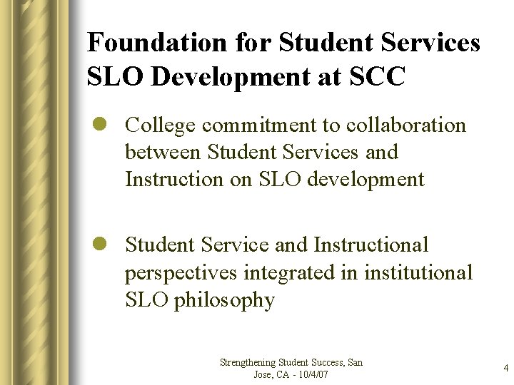 Strategies to Create Measure and Document Program Effectiveness