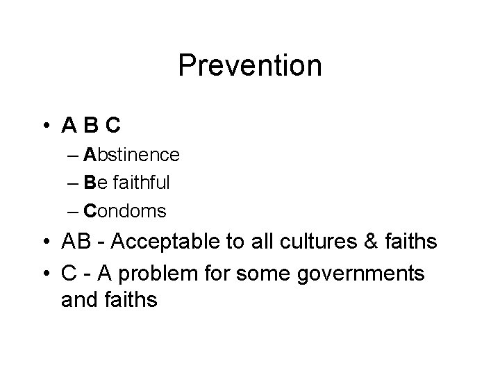 AIDS HIV Lecture 2 FIB Know the difference