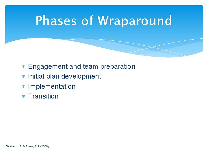 Components of Effective Wraparound Services Innovations and Best