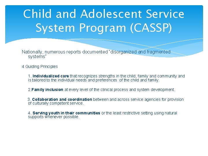 Components of Effective Wraparound Services Innovations and Best