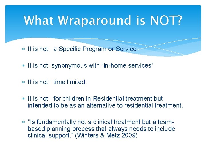 Components of Effective Wraparound Services Innovations and Best