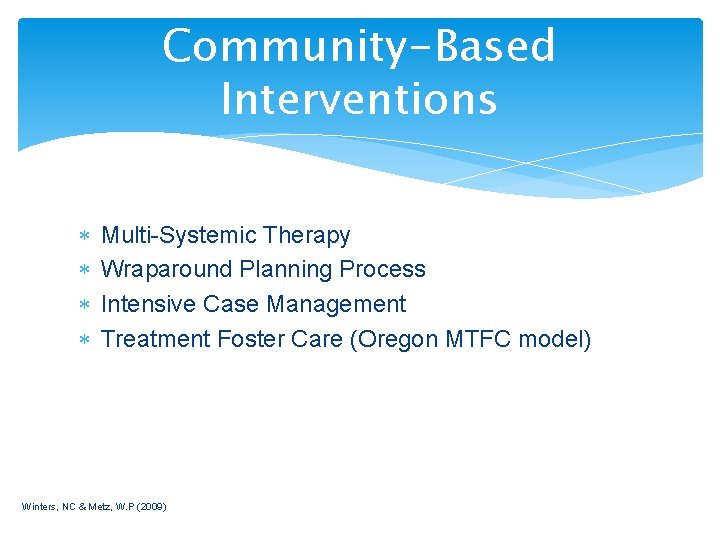 Components of Effective Wraparound Services Innovations and Best