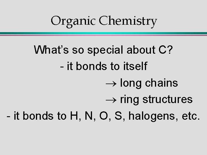 Lesson 65 Organic Chemistry I synthetic fibres plastics
