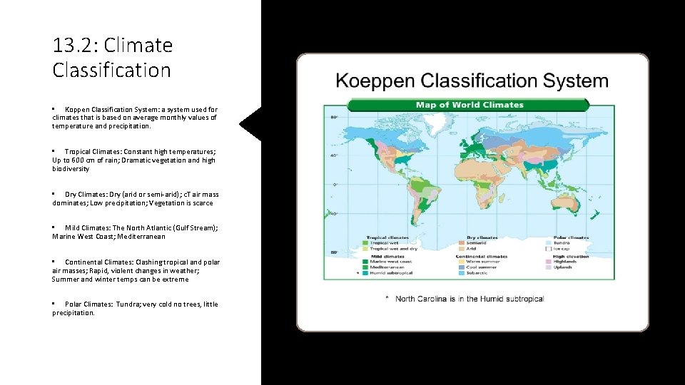 Climate Chapter 14 Main idea climate is affected