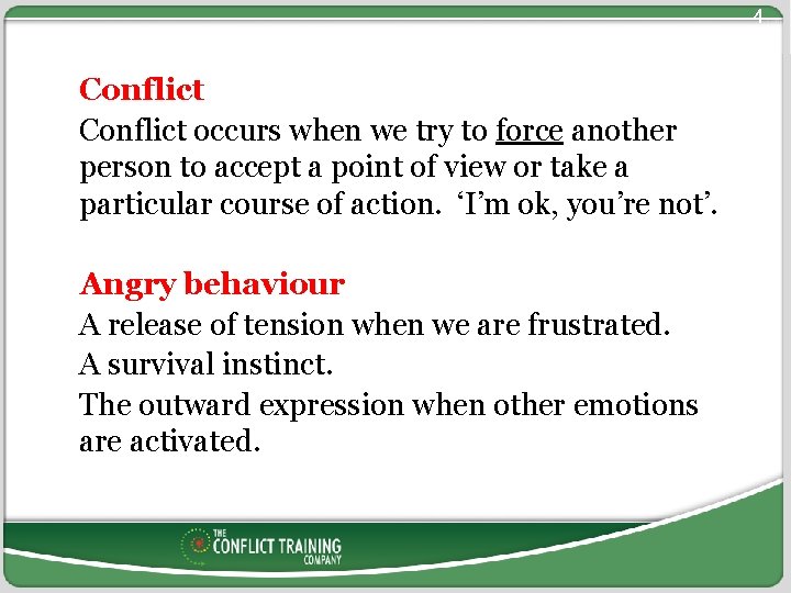 1 Welcome to our Managing Challenging Behaviour Training