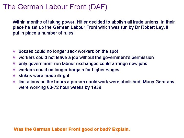 How did Hitler try to boost the German