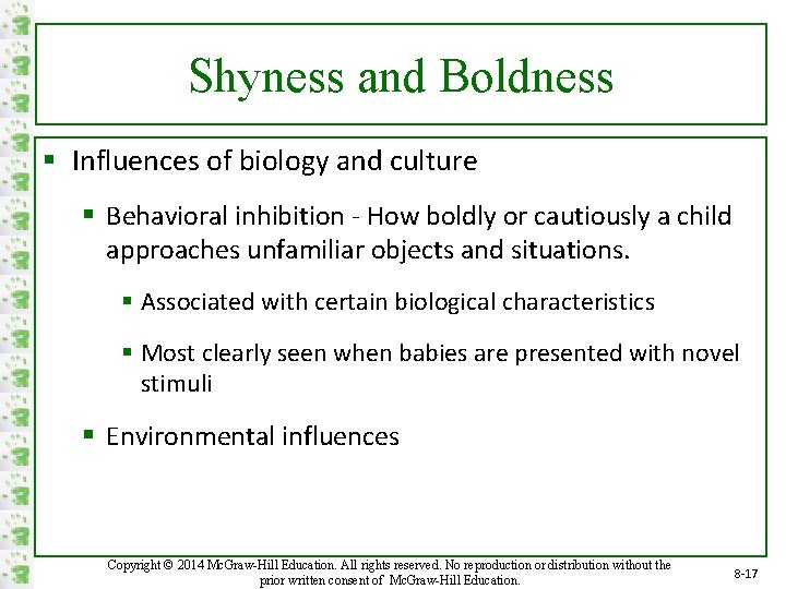 Chapter 8 Psychosocial Development during the First Three