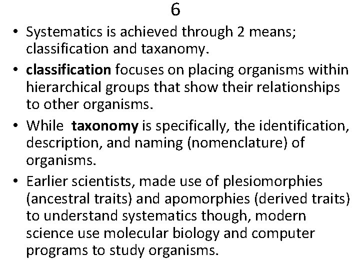 BIO 160 INVERTEBRATE SYSTEMATICS 3 CREDITS HOURS 2