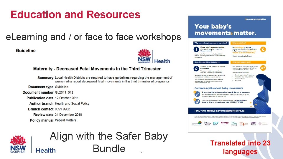 NSW Safer Baby Bundle Element 3 Movements Matter
