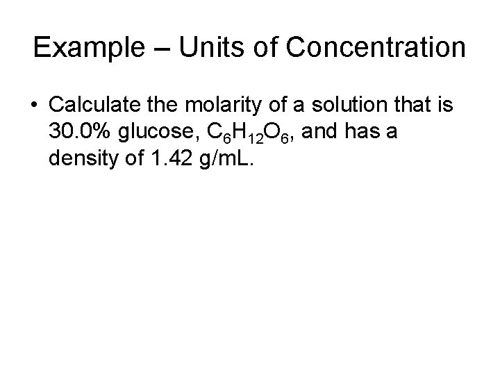Chapter 14 Solutions Outline I Solutions II Units