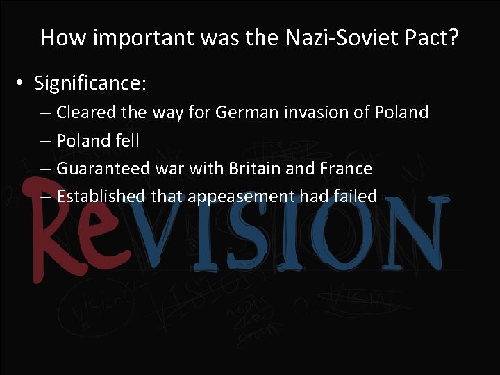 IGCSE History Revision 3 Why had international peace