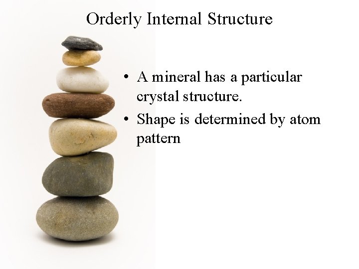 Minerals Difference between minerals and rocks Rocks are