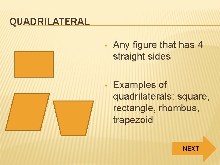 SHAPES By Joshua Nims Introduction Lesson Quiz CONGRATULATIONS