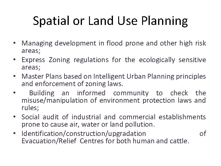 Scope of Prevention and Mitigation DRR Presentation4 Human