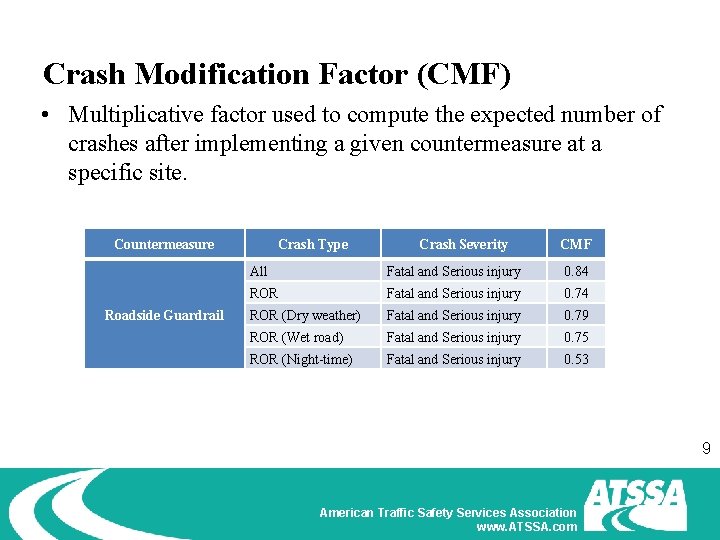 Safety Benefits of Median Barrier and Roadside Guardrail