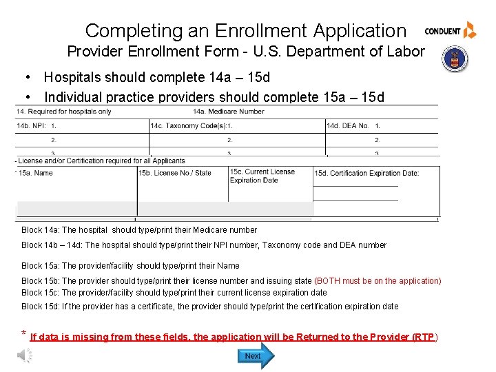 How to Complete a Provider Enrollment Application INDIVIDUAL